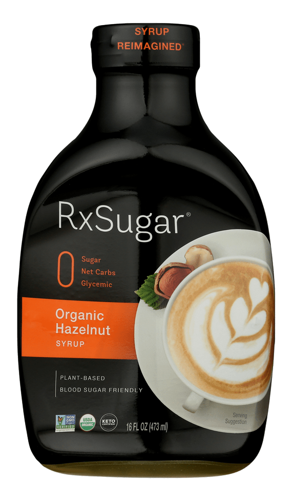 RxSugar® Organic Hazelnut Syrup 16 fl oz — FAR HILLS PHARMACY STORE